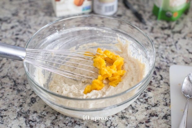 Best Paleo Waffles with Mango-Coconut Cream