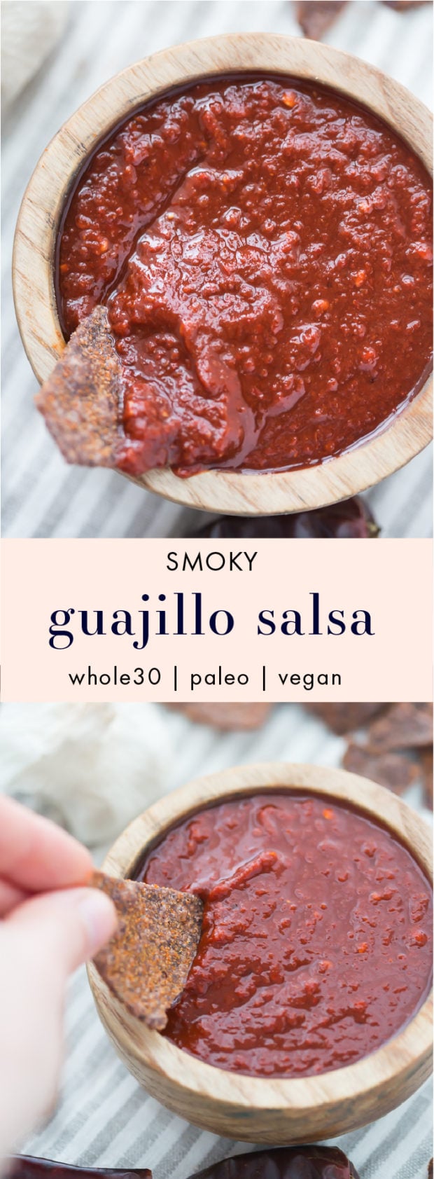 Smoky Guajillo Salsa Recipe (Whole30, Vegan, Paleo)