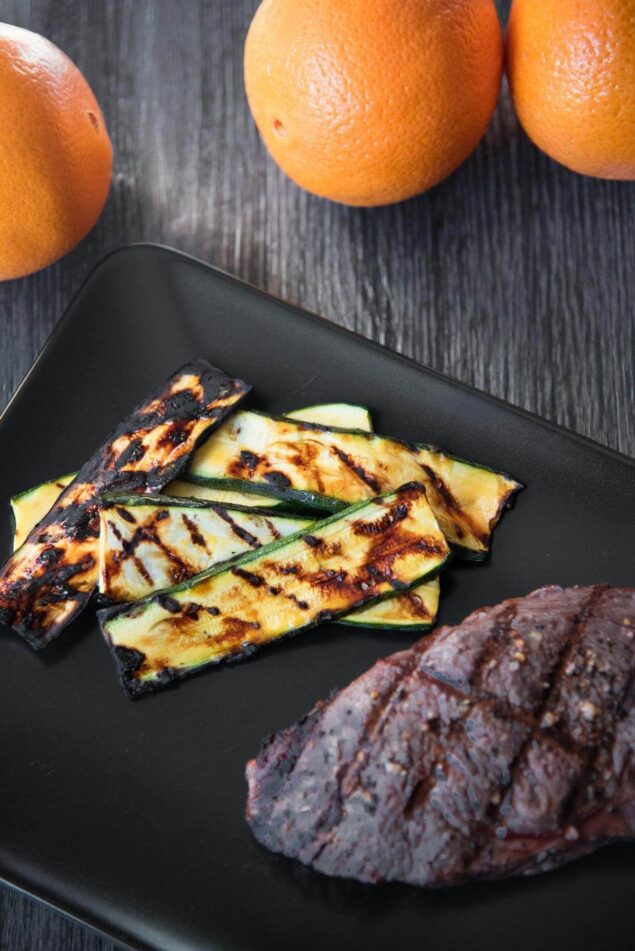 Orange Glazed Grilled Zucchini (Paleo, Gluten Free) - 40 Aprons