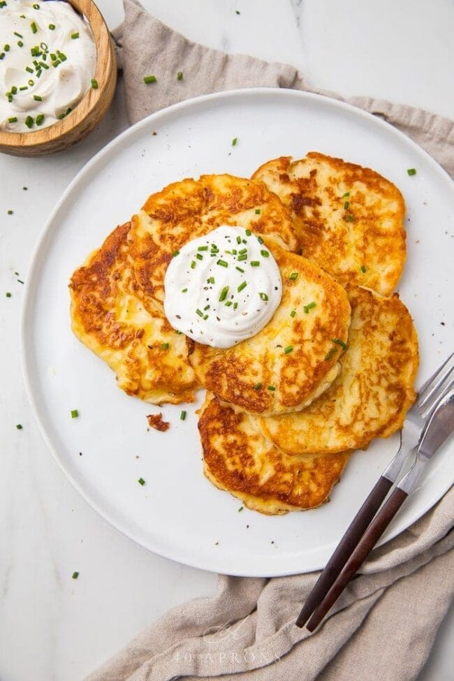 Mashed Potato Pancakes - 40 Aprons