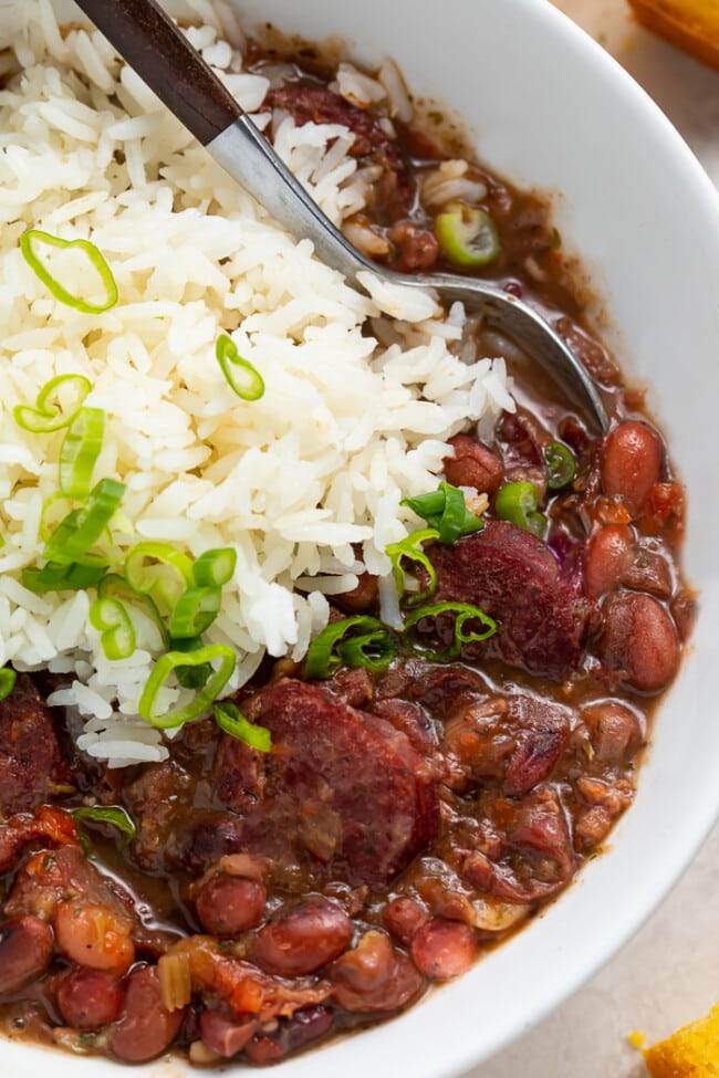 Instant Pot Red Beans and Rice - 40 Aprons