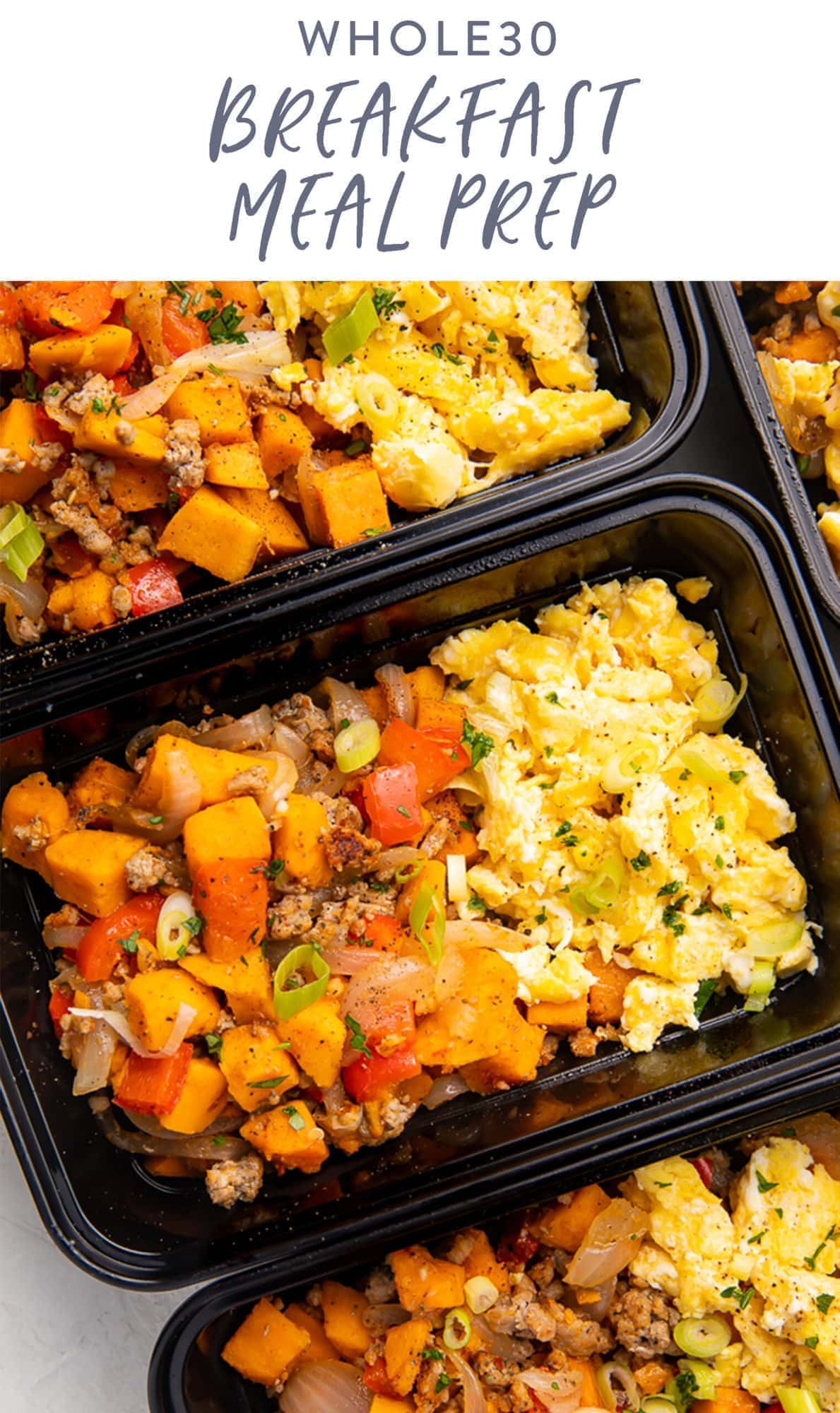 Whole30 Breakfast Meal Prep - 40 Aprons