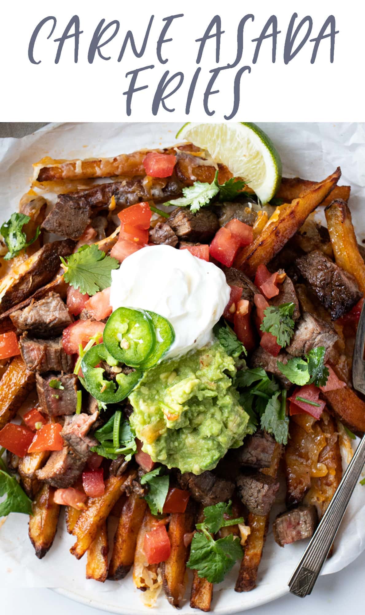 Carne Asada Fries (Loaded Fries with Steak) - 40 Aprons