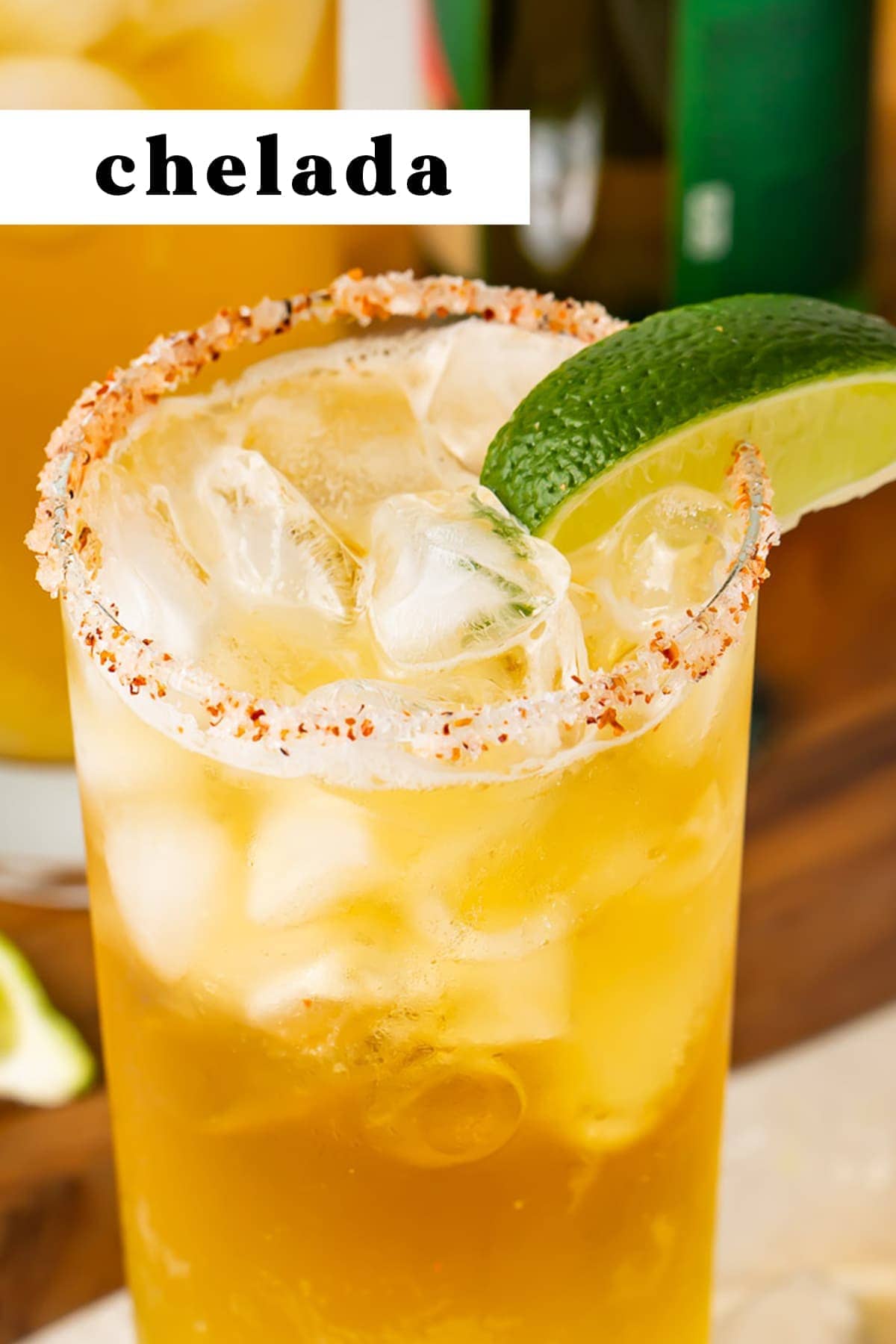 Chelada Mexican Beer Cocktail With Lime 40 Aprons