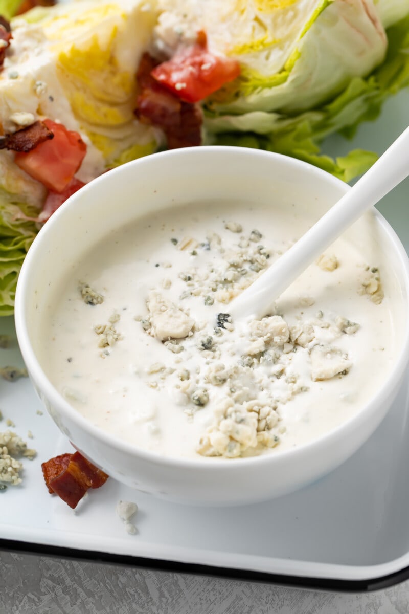 Tangy Buttermilk Blue Cheese Dressing - 40 Aprons