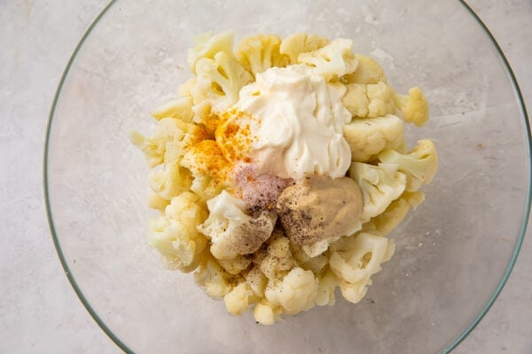Cauliflower Potato Salad (No Potatoes!) - 40 Aprons