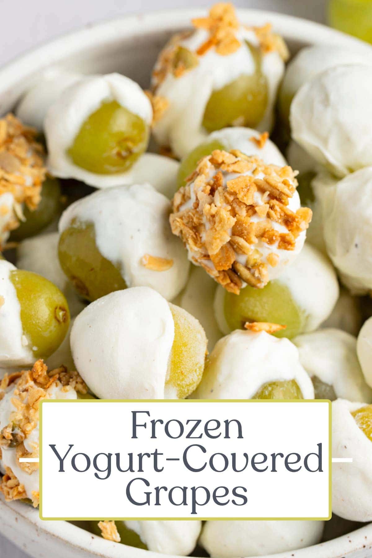 Frozen Yogurt-Covered Grapes (Healthy and Easy to Make) - 40 Aprons