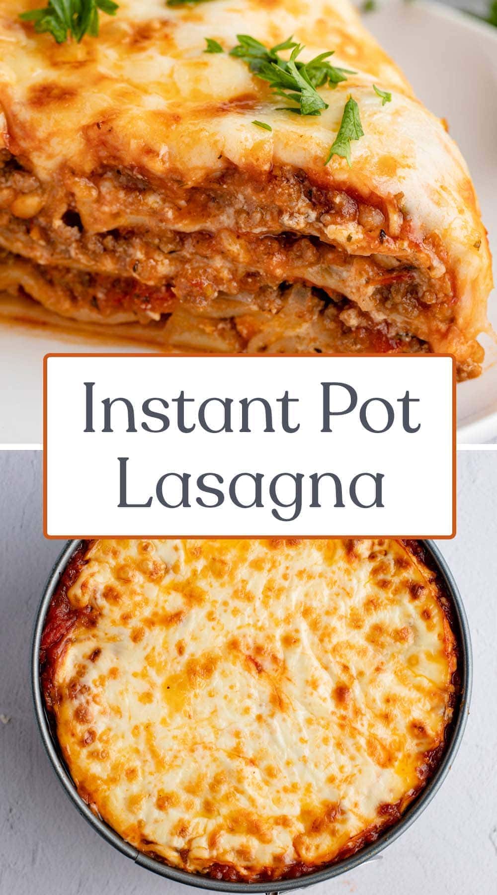 Instant Pot Lasagna - 40 Aprons