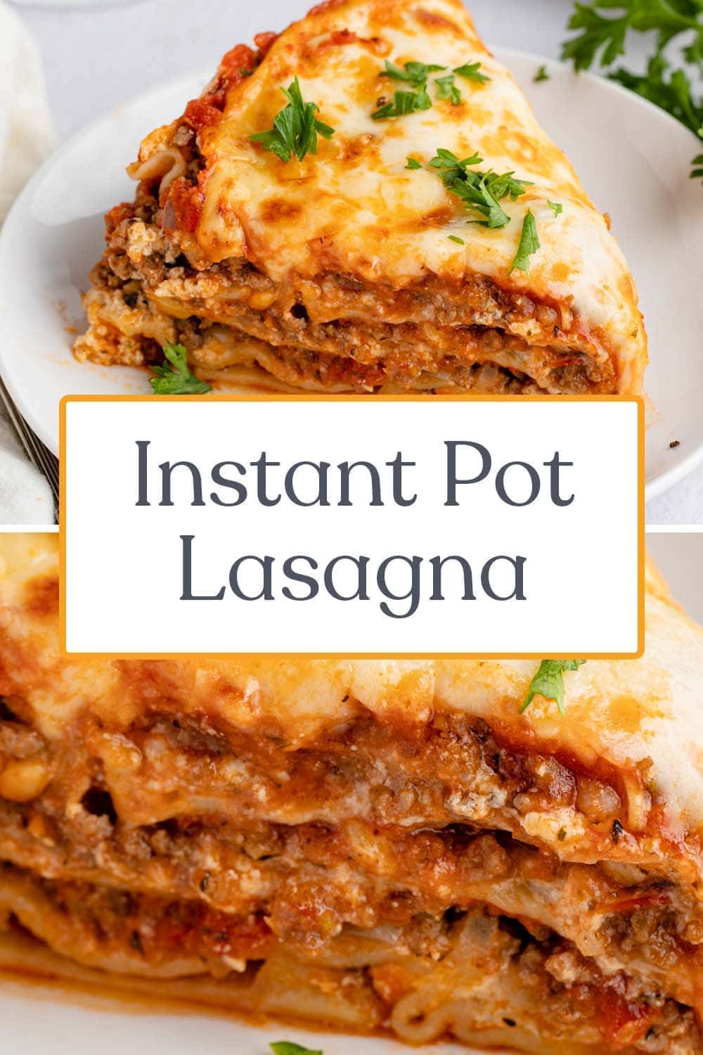 Instant Pot Lasagna - 40 Aprons