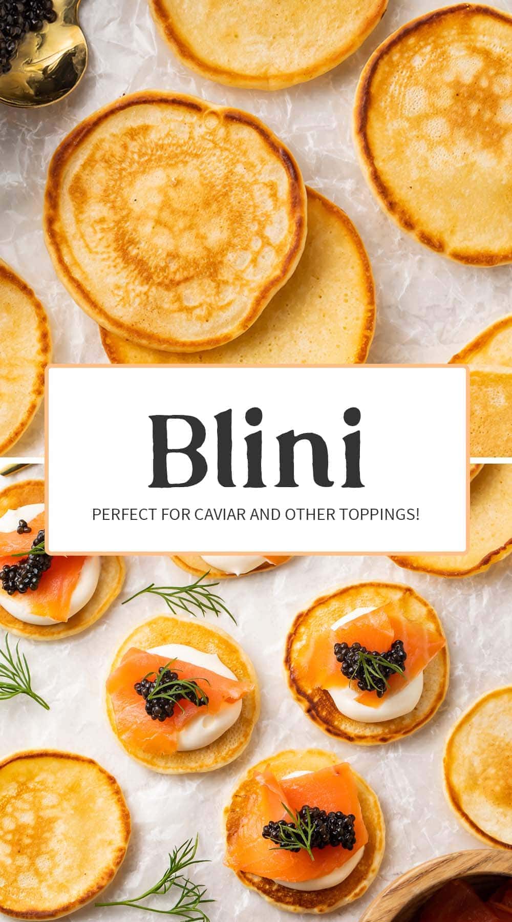 Cocktail Blini (For Caviar and More!) - 40 Aprons