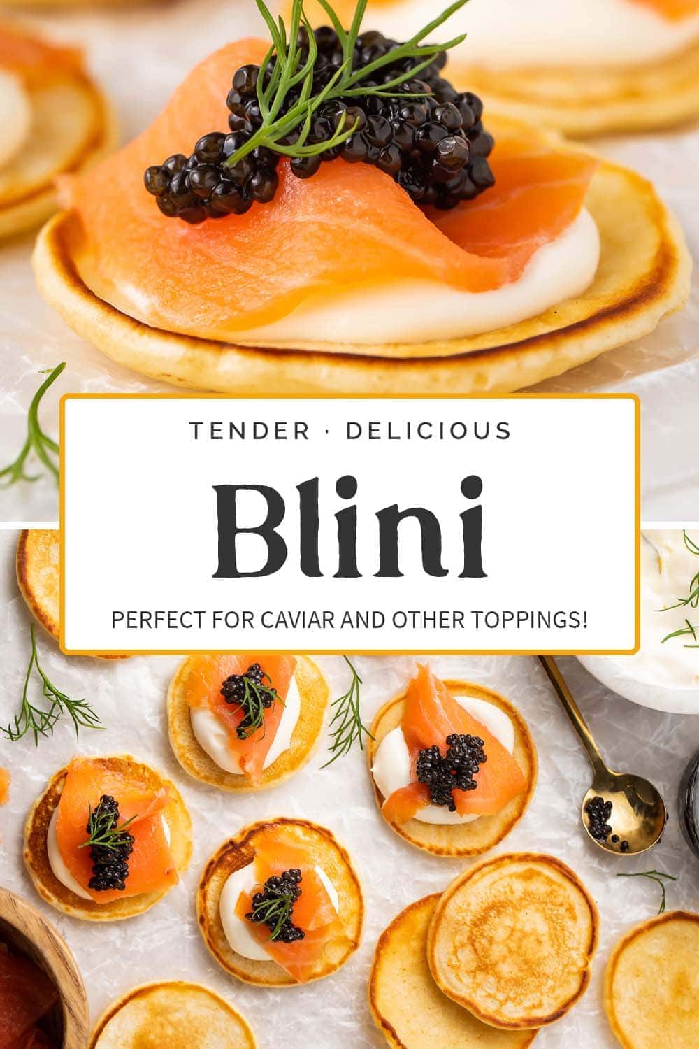 Cocktail Blini (For Caviar and More!) - 40 Aprons