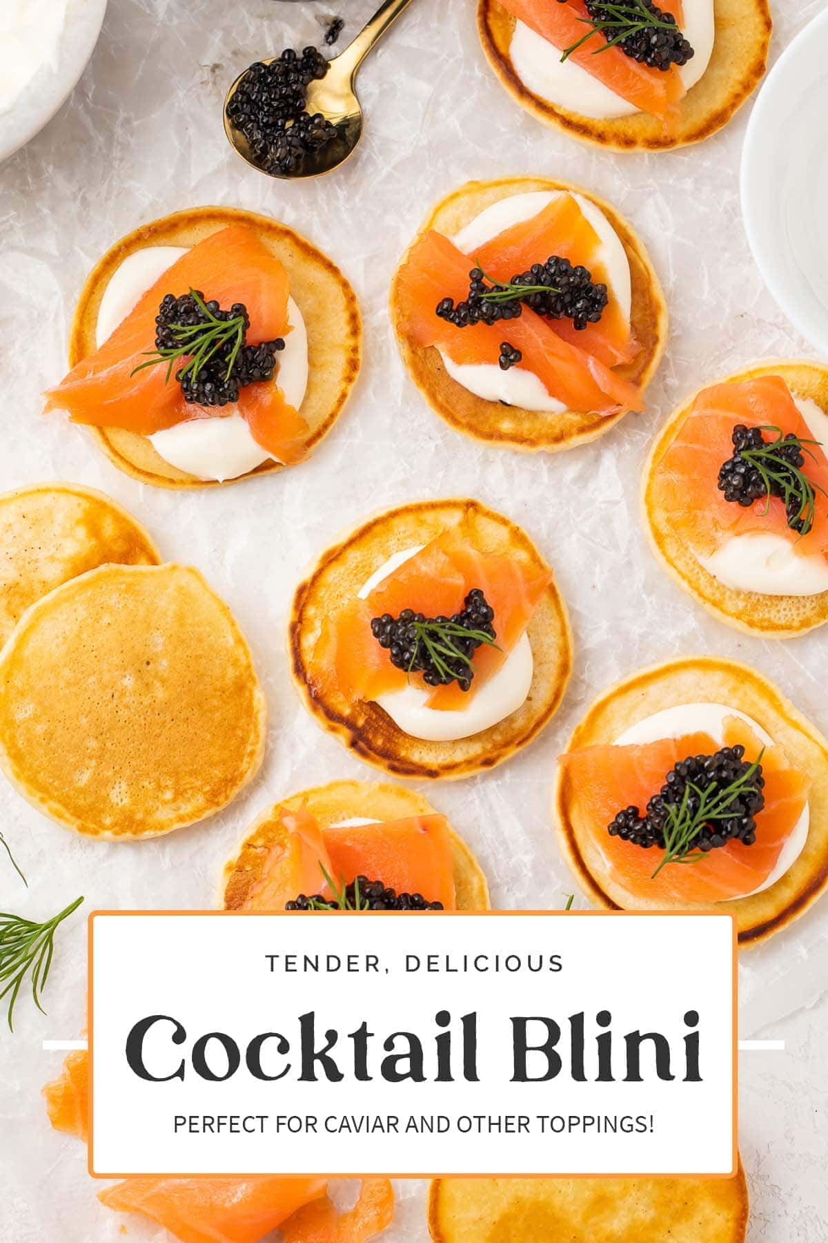 Cocktail Blini (For Caviar and More!) - 40 Aprons