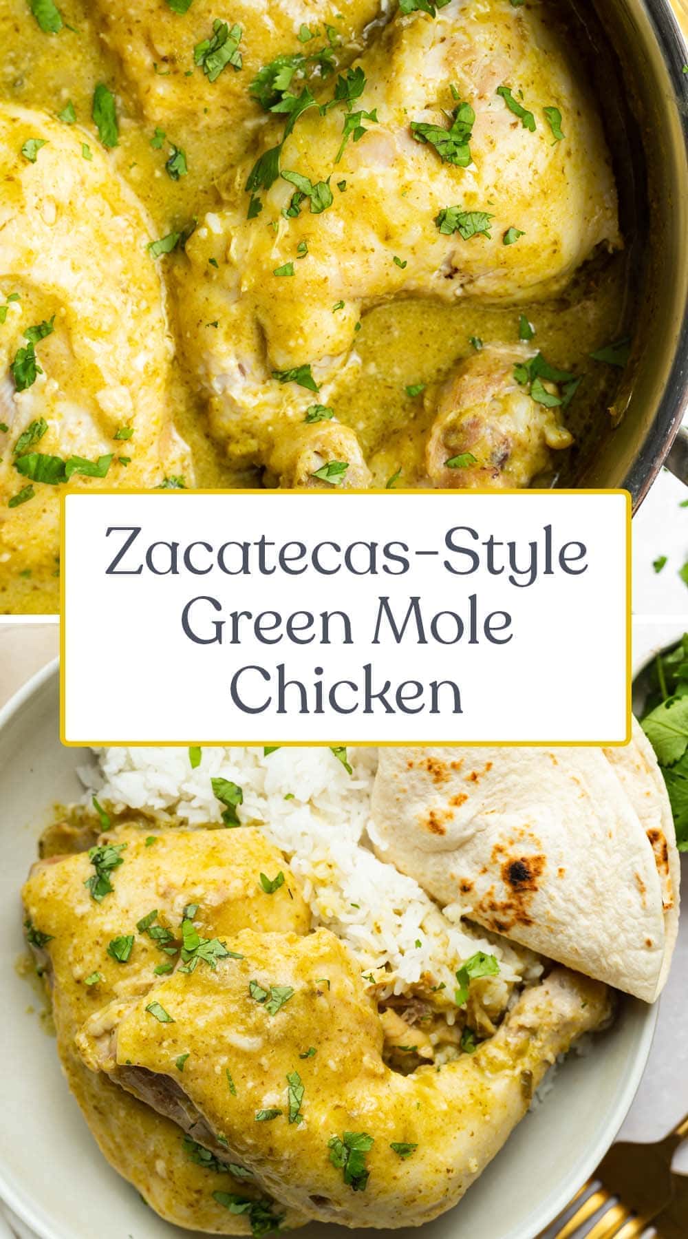 Zacatecas-Style Green Mole Chicken (Pollo en Mole Verde) - 40 Aprons