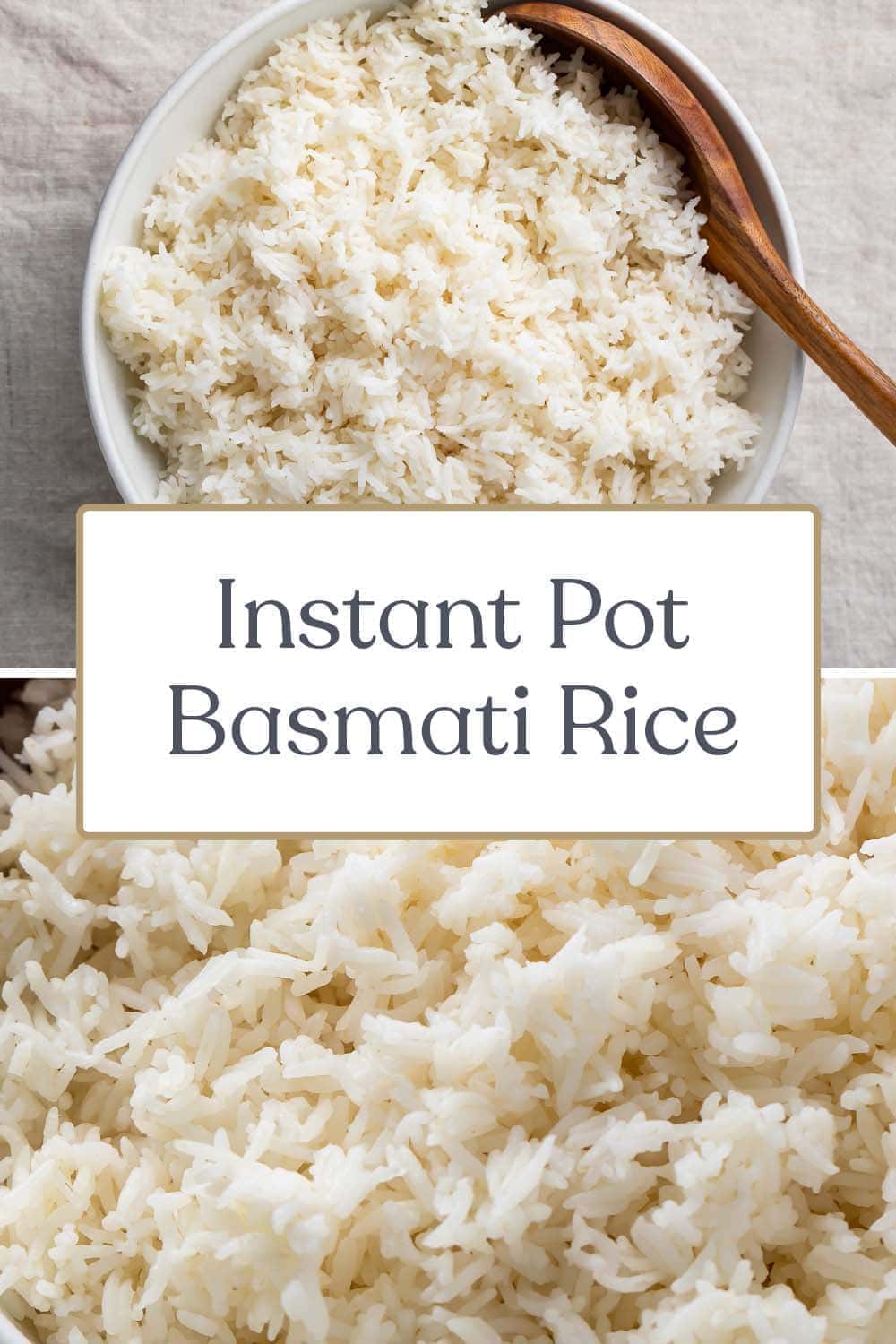 Instant Pot Basmati Rice - 40 Aprons