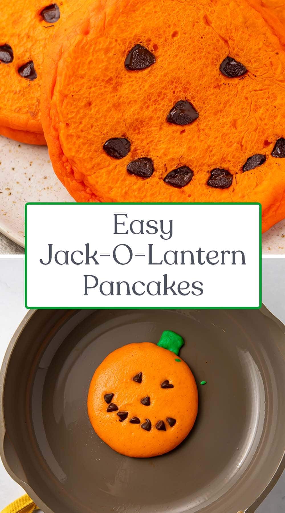 Easy Jack O Lantern Pancakes - 40 Aprons