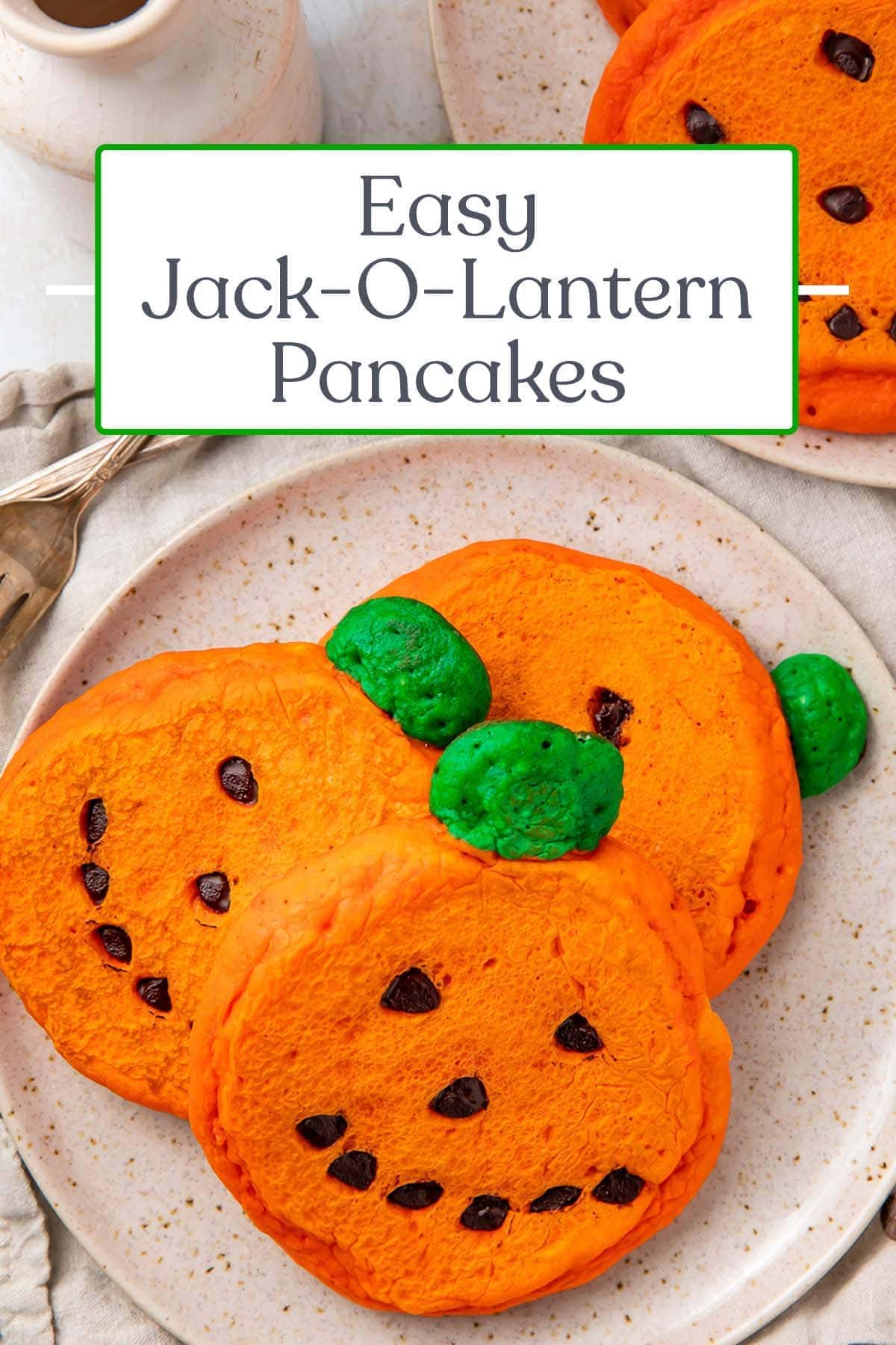 Easy Jack O Lantern Pancakes - 40 Aprons