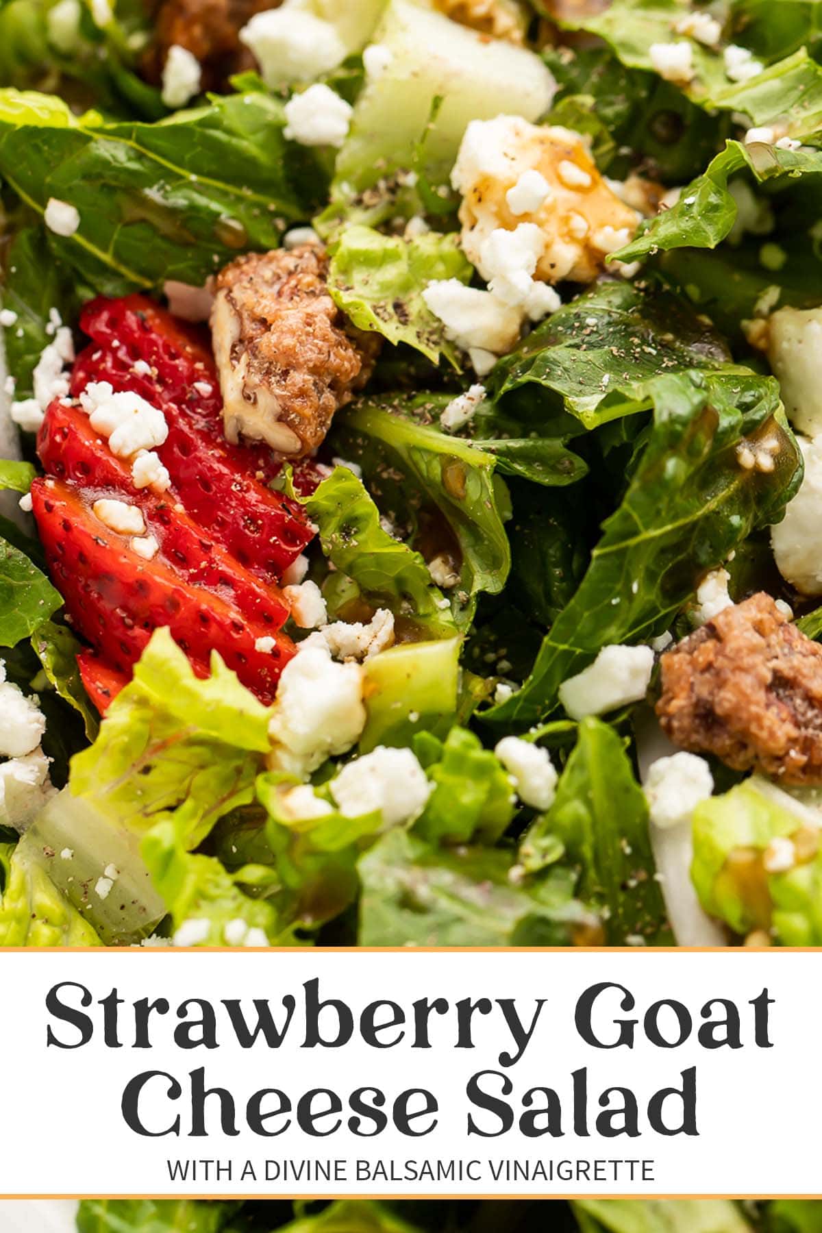 Strawberry Goat Cheese Salad with Balsamic Vinaigrette - 40 Aprons
