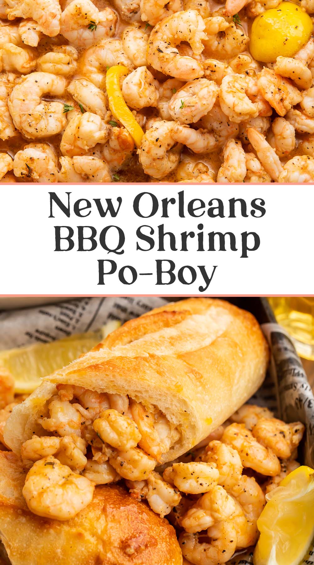 New Orleans BBQ Shrimp Po-Boy