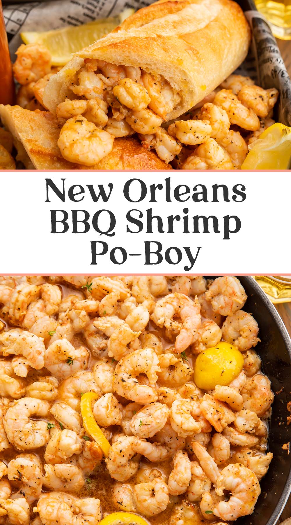 New Orleans BBQ Shrimp Po-Boy