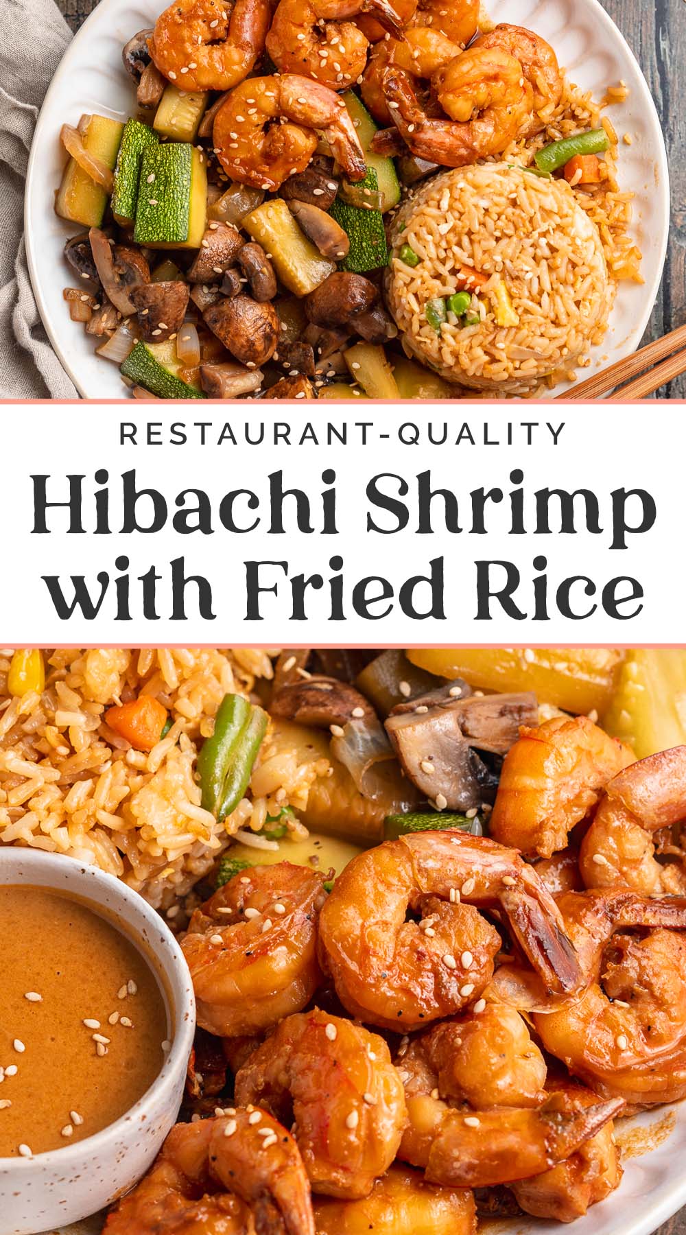 Hibachi Shrimp with Veggies and Fried Rice - 40 Aprons