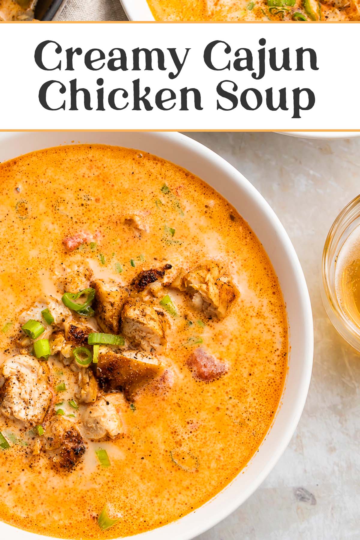Creamy Cajun Chicken Soup 40 Aprons