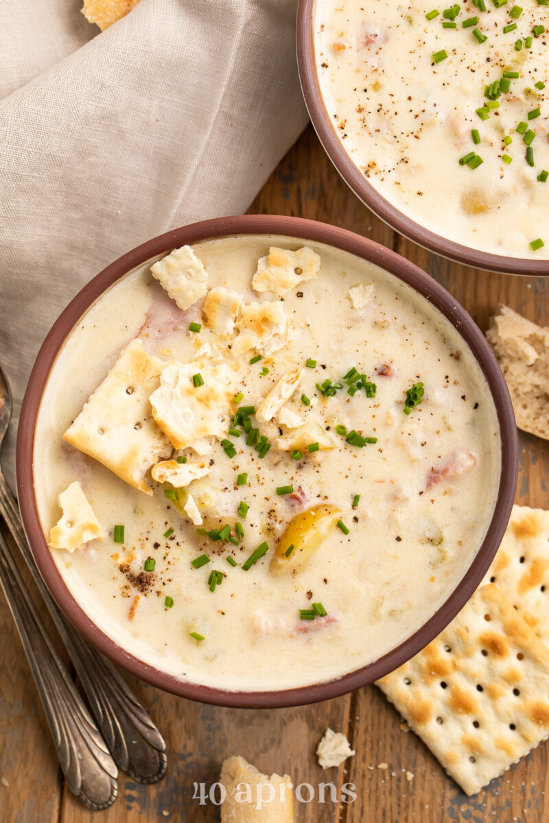Instant Pot Clam Chowder - 40 Aprons