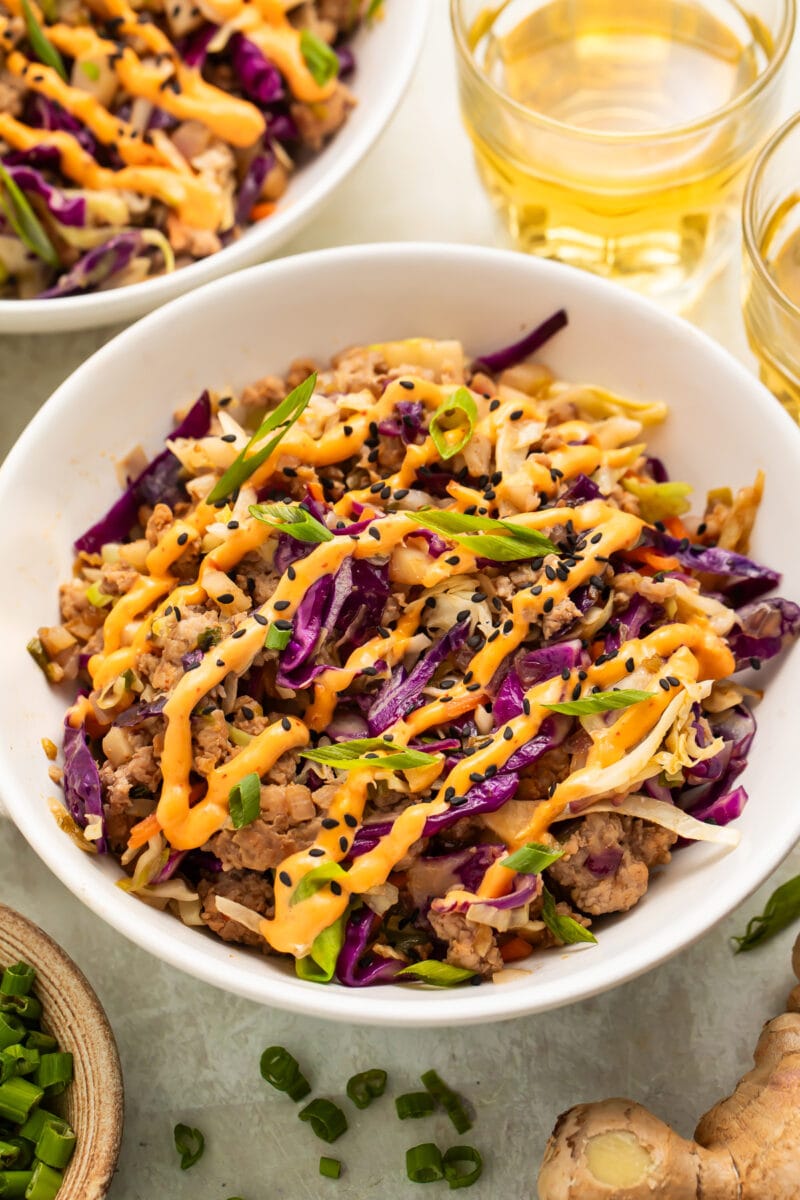 Chicken Egg Roll in a Bowl - 40 Aprons