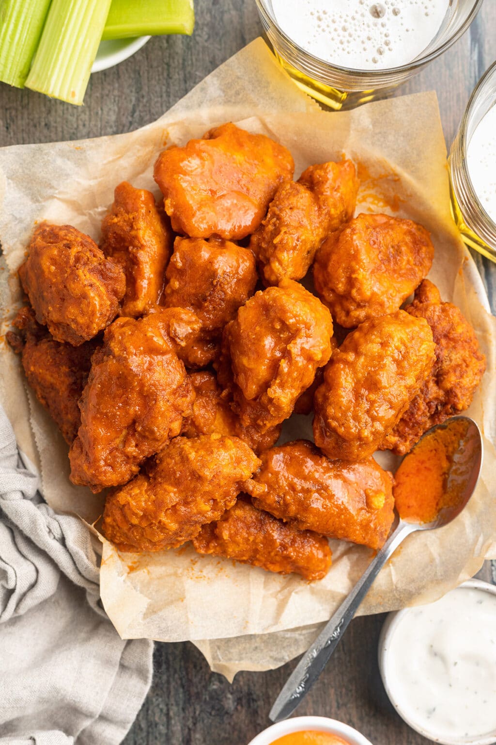 Boneless Chicken Wings - 40 Aprons