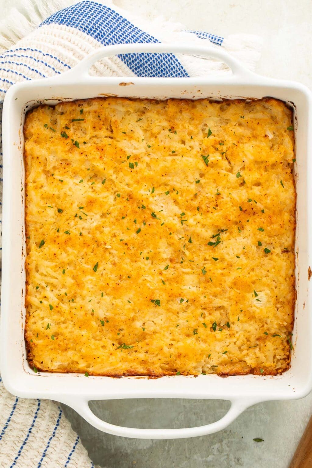 Mom's Cheesy Potato Casserole - 40 Aprons