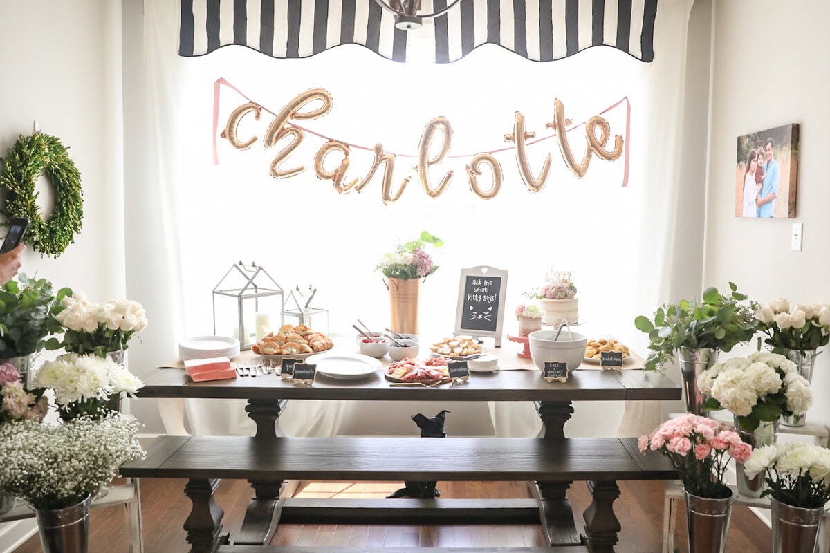 A Parisian Flower Stall Birthday Party - 40 Aprons