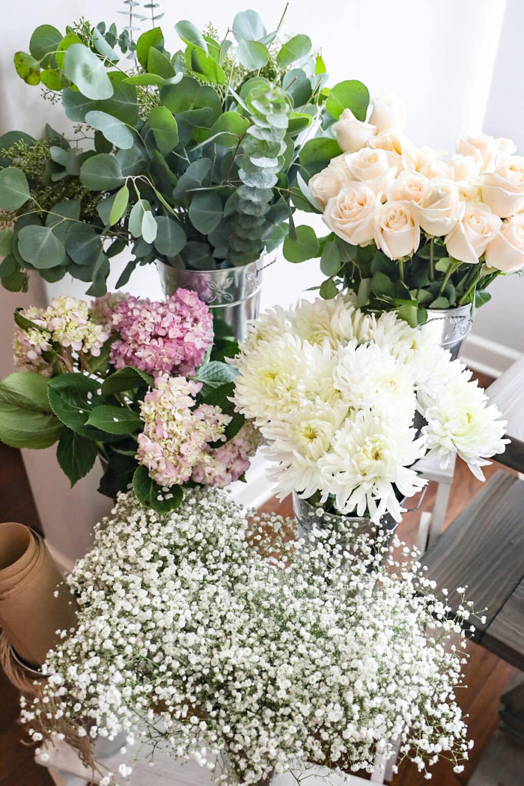 A Parisian Flower Stall Birthday Party - 40 Aprons