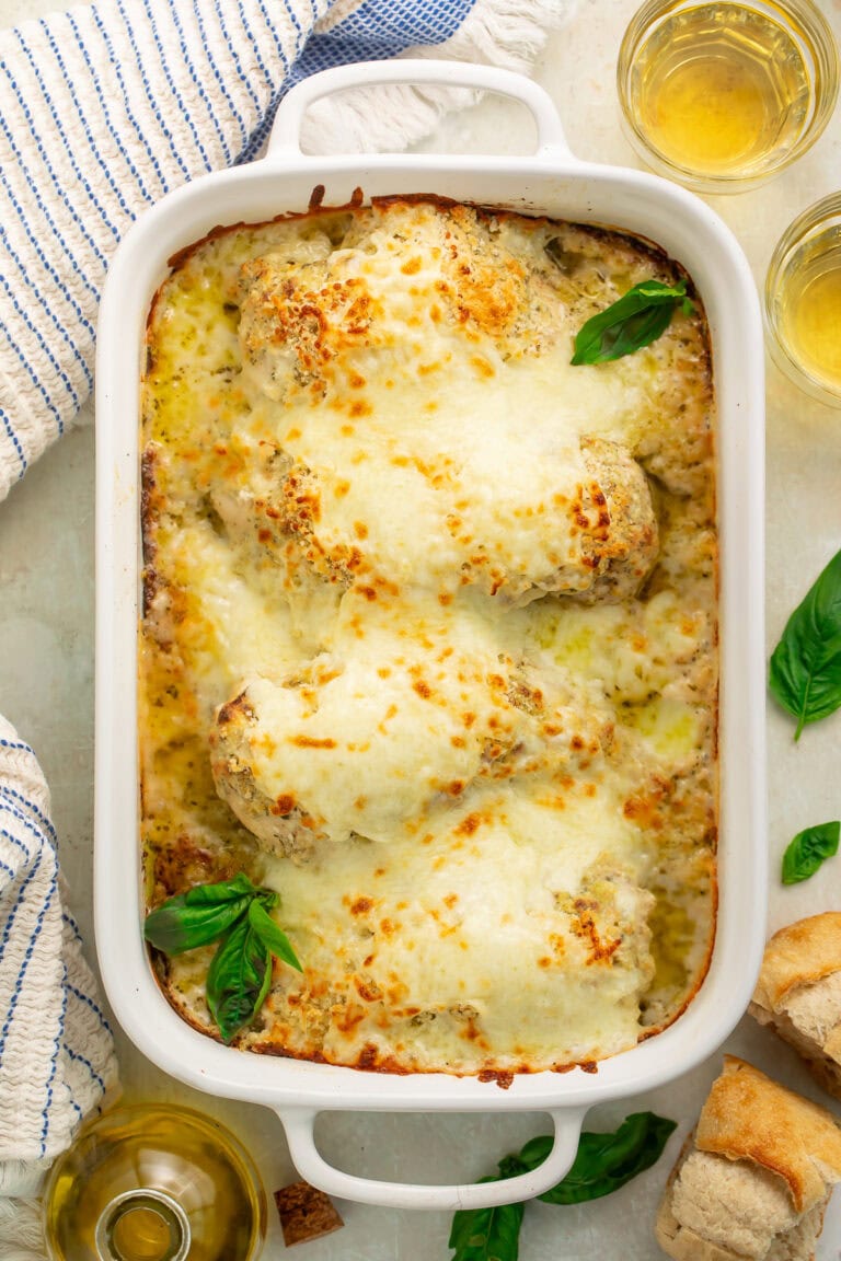 Cheesy Pesto Chicken - 40 Aprons