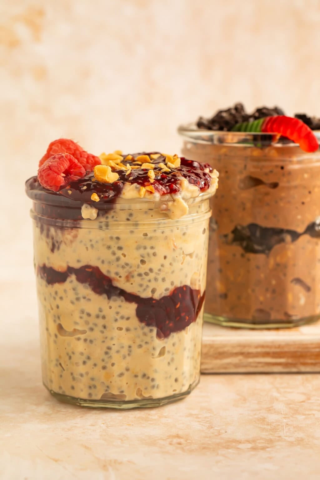 Make-Ahead Yogurt Parfaits (PB&J and Dirt Worms) - 40 Aprons